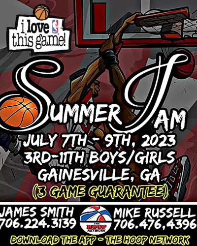 SUMMER JAM - Schedule - Jul 7-9, 2023