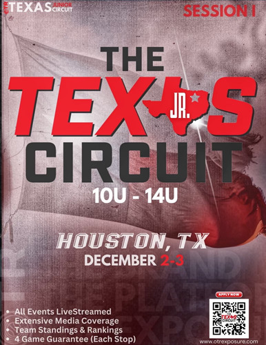 Texas Jr Circuit Session I - Schedule - Dec 2-3, 2023