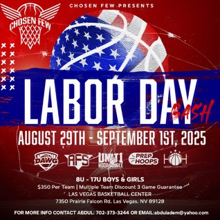 Labor Day - Registration - Aug 29 - Sep 1, 2025