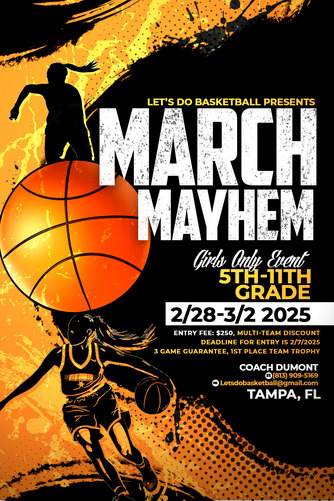 March Mayhem - Schedule - Feb 28 - Mar 2, 2025