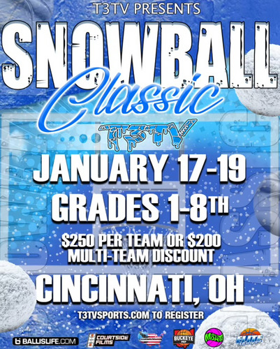 T3TV Snowball Classic - Schedule - Jan 17-19, 2025