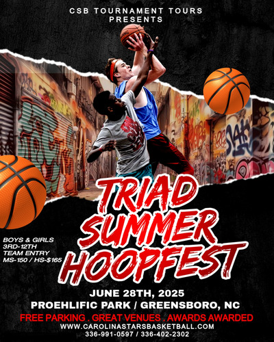 CSB TRIAD SUMMER HOOPFEST - Schedule - Jun 28, 2025