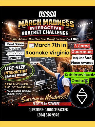 USSSA VA March Madness: Live Interactive Bracket Challenge - Schedule ...