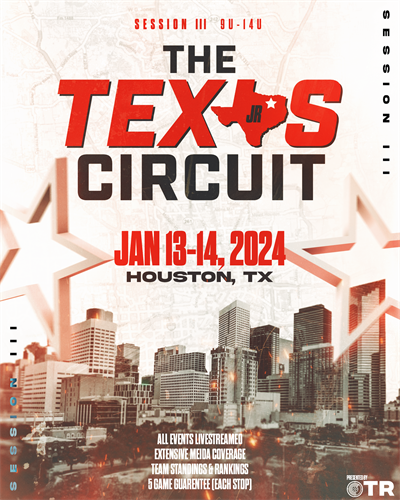 MLK Texas Jr Circuit Session II - Schedule - Jan 13-14, 2024