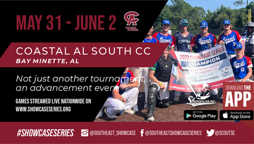 Showcase Series @ Coastal AL South CC - Schedule - May 31 - Jun 2, 2024