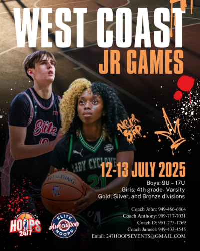 West Coast Jr Games - Schedule - Jul 12-13, 2025